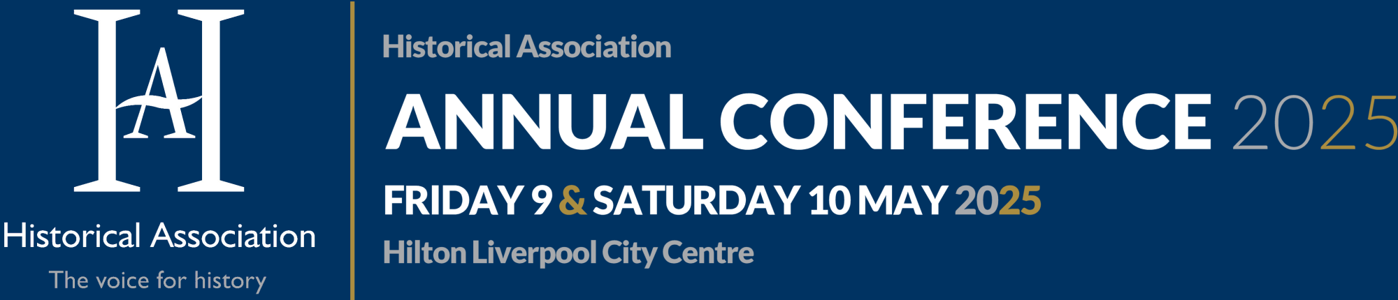 HA 2026 • Historical Association Conference